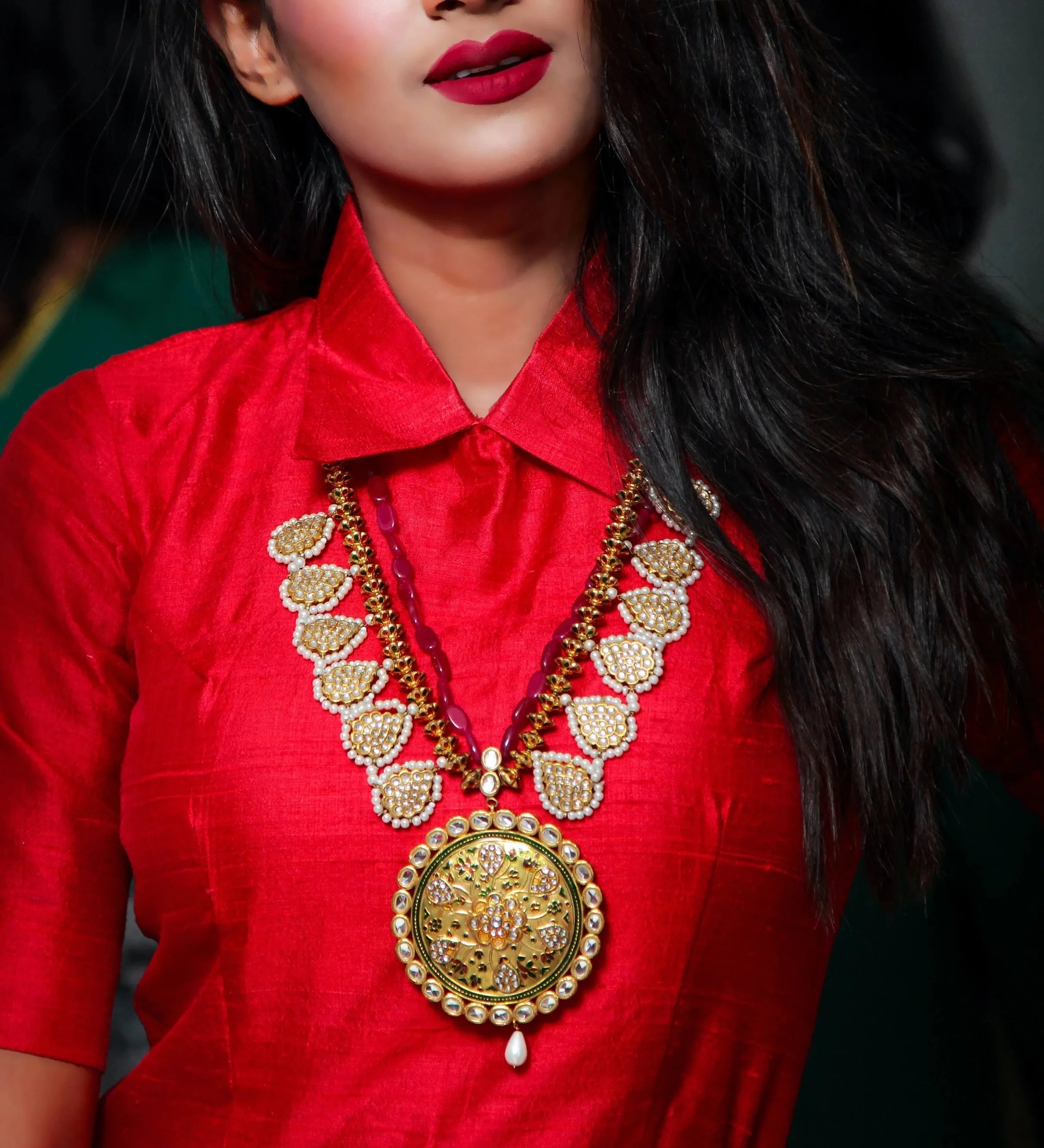 Buy Necklace Set Online – Sparkleeng Jewels